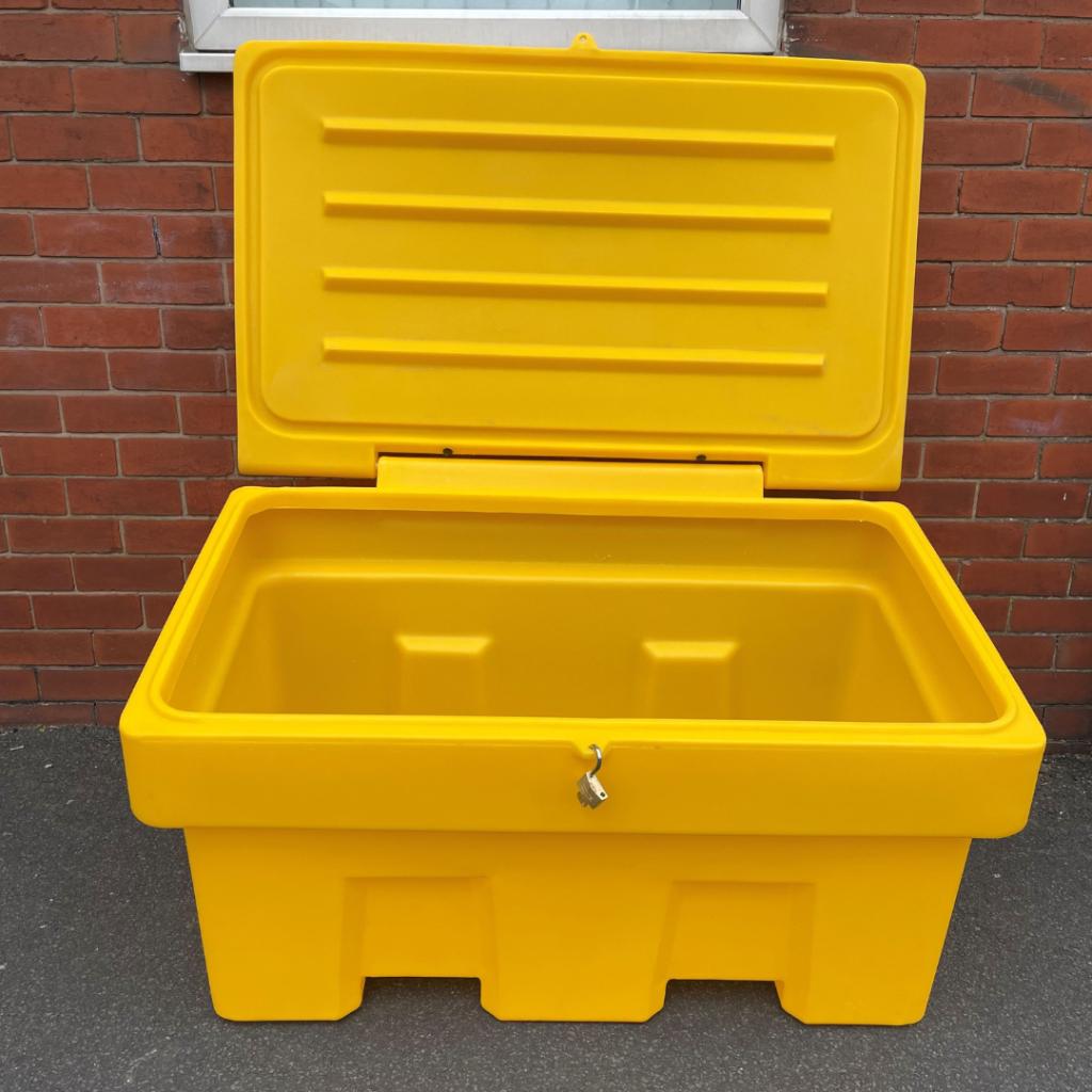 Stackable 400 Litre Yellow Grit Salt Box - Safety Solutions NI