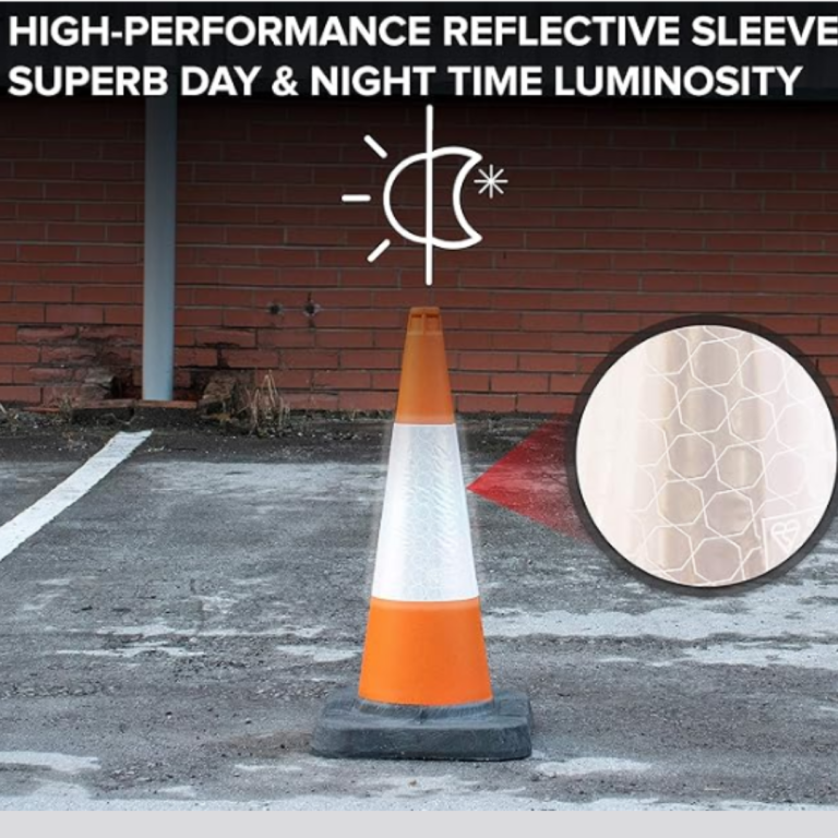 75 Heavy Duty 2-Part 750mm Highwayman Road Cone - Safety Solutions NI