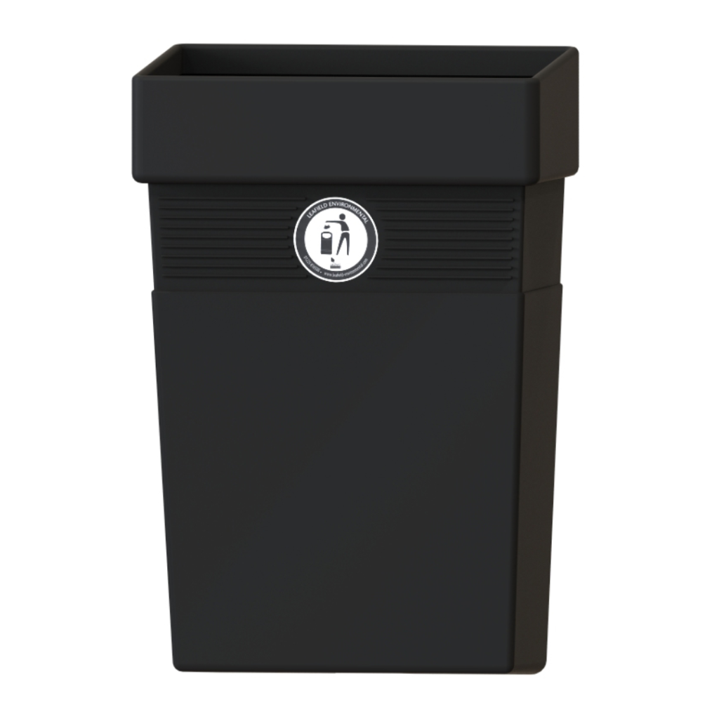 Regent 50 Wall Post Mounted Litter Bin - Safety Solutions NI